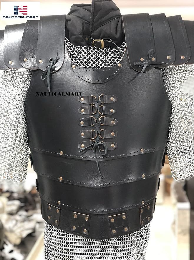 The Medieval Genuine 4mm Leather Vest Armor LARP Armor SCA Armor ...
