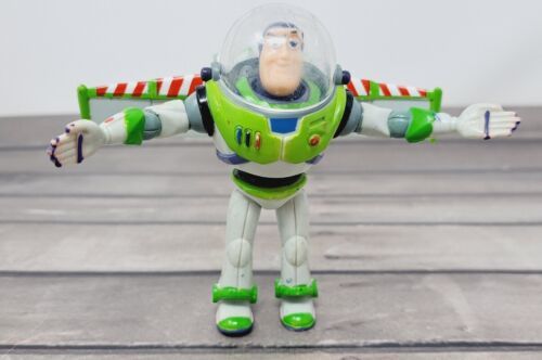 Thinkway Disney Pixar Toy Story BUZZ LIGHTYEAR 3.5" PVC Figure Bendable ...