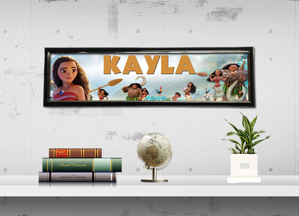 Moana - Personalized Name Poster, Customized and 50 similar items