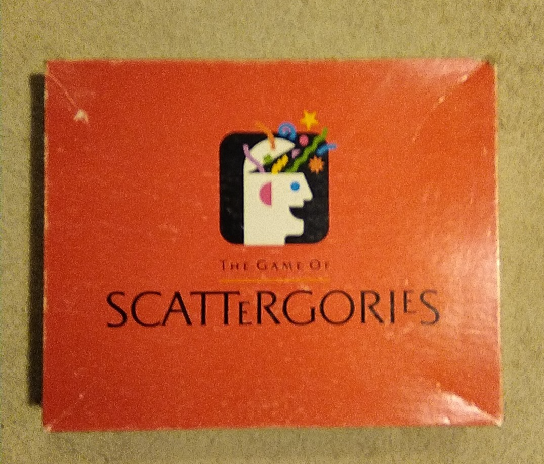 The GAME Of SCATTERGORIES Board Game 100% COMPLETE 1988 VINTAGE ...