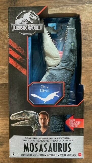 Jurassic World Fallen Kingdom Real Feel Mosasaurus 28' Real Skin ...