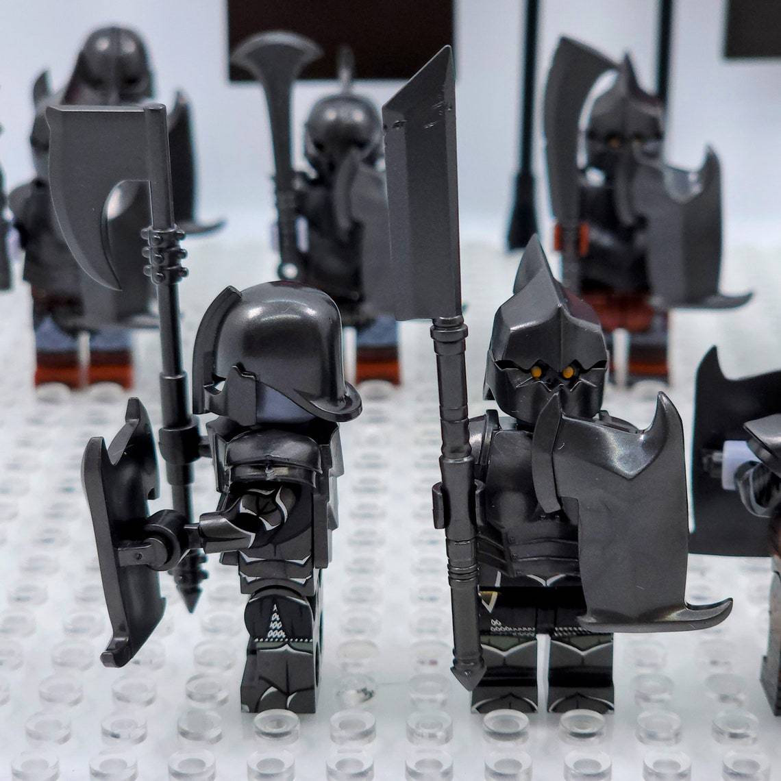 10pcs The Lord of the Rings Gundabad Orcs The Hobbit Azog's army Minifigures - Building Toy ...