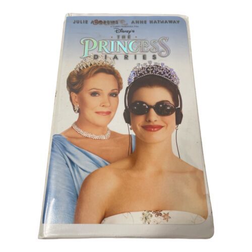 The Princess Diaries (VHS, 2001) Clamshell Case Movie Film Walt Disney ...