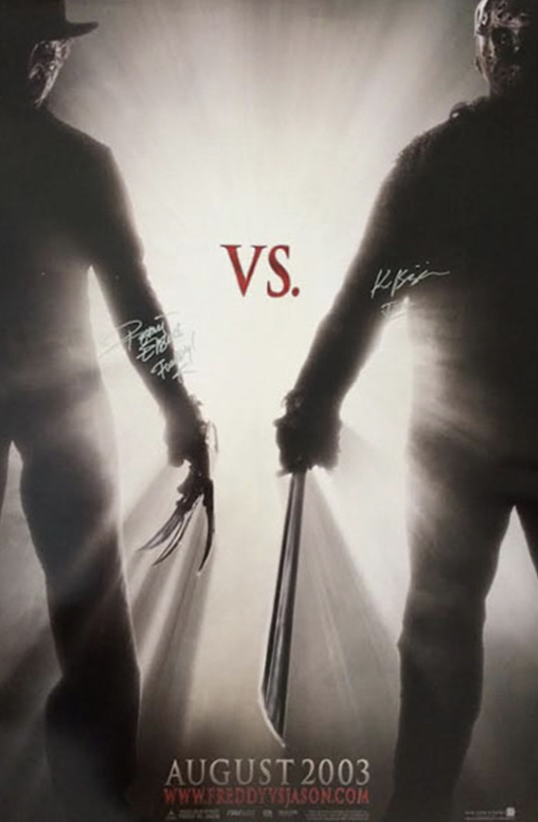 Freddy Vs Jason Signed Movie Poster and 50 similar items