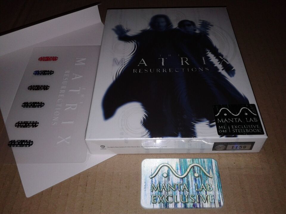 The Matrix Resurrections 4K+2D Steelbook FullSlip Manta Lab ME#48 ...
