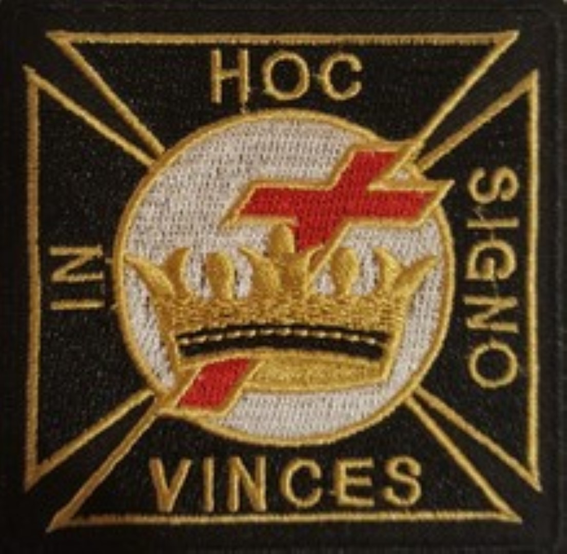 Knight's Templar "In This Sign Conquer" Christian Order Patch - Other