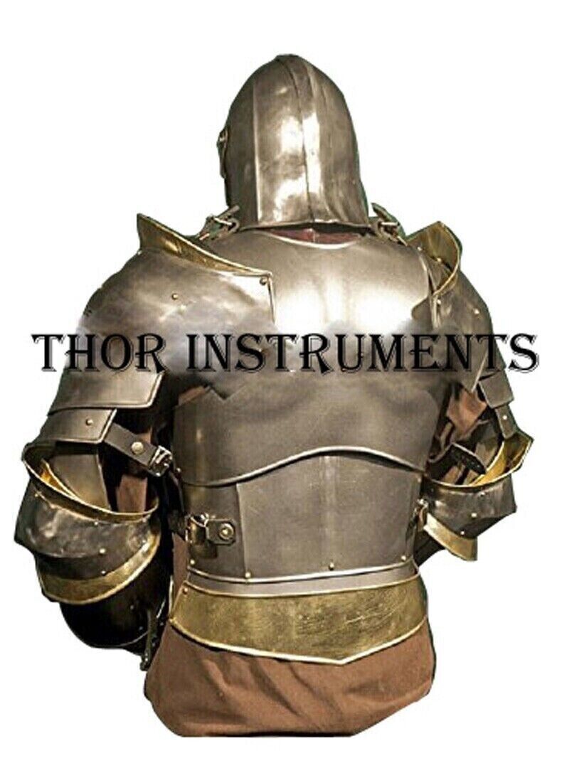 Medieval Knight Suit of Armor Costume LARP Wearable Costume x-mas item ...