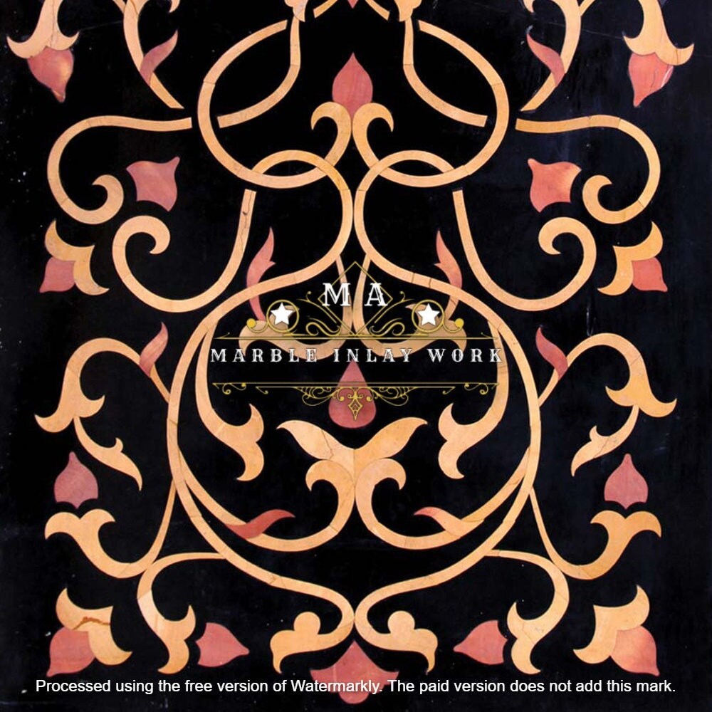 Italian Pietra Dura Design Dining Table Top / Custom Made Dining Table ...