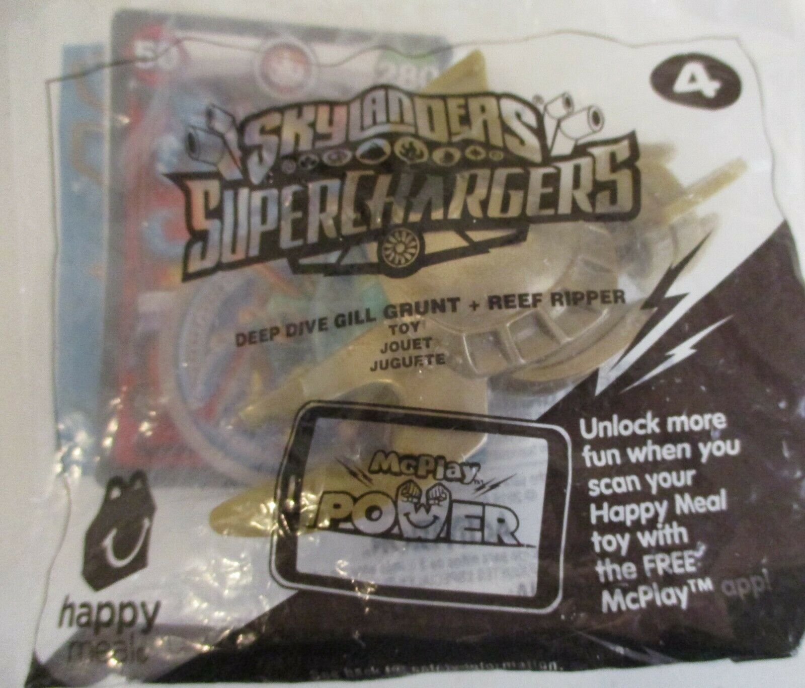 McDonald's Skylanders SuperChargers Deep Dive Gill Grunt Reef Ripper #4 ...