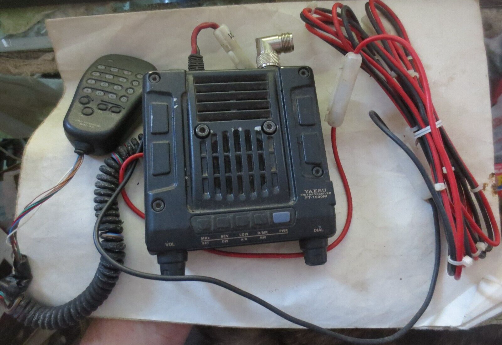 Yaesu FT-1500M Ultra Compact VHF Two Meter 50 Watt Mobile Radio with ...