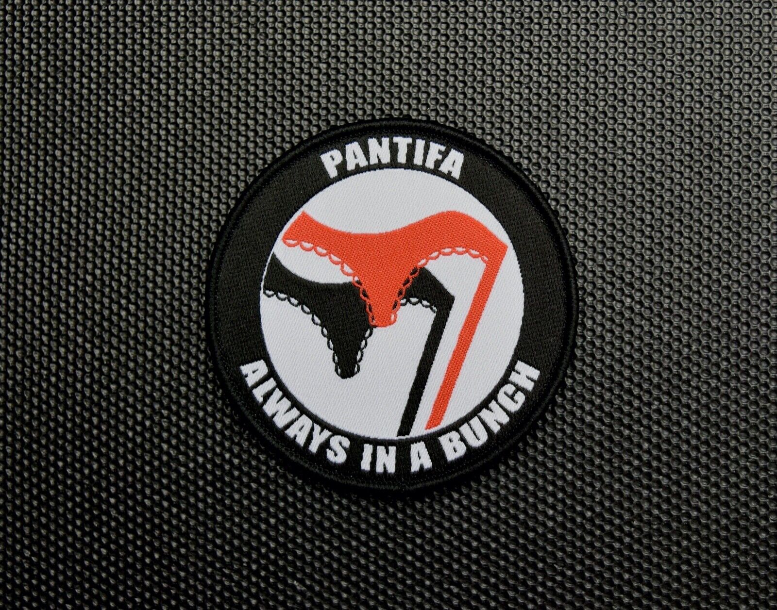 Pantifa Always In A Bunch Morale Woven Patch Antifa Hook and Loop ...