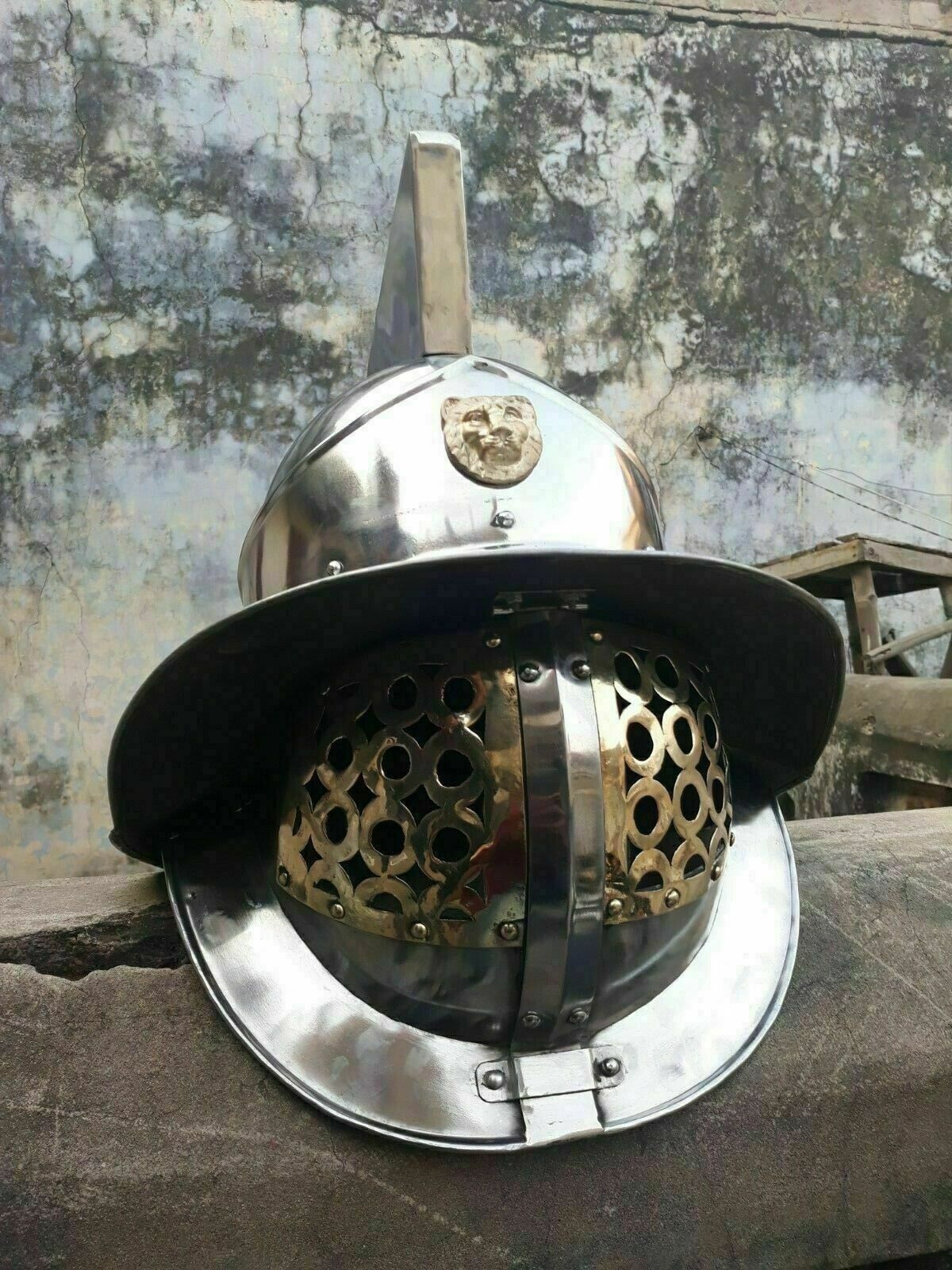 Medieval Knight Antique Replica Sca Larp Fabri Armor Murmillo Gladiator ...