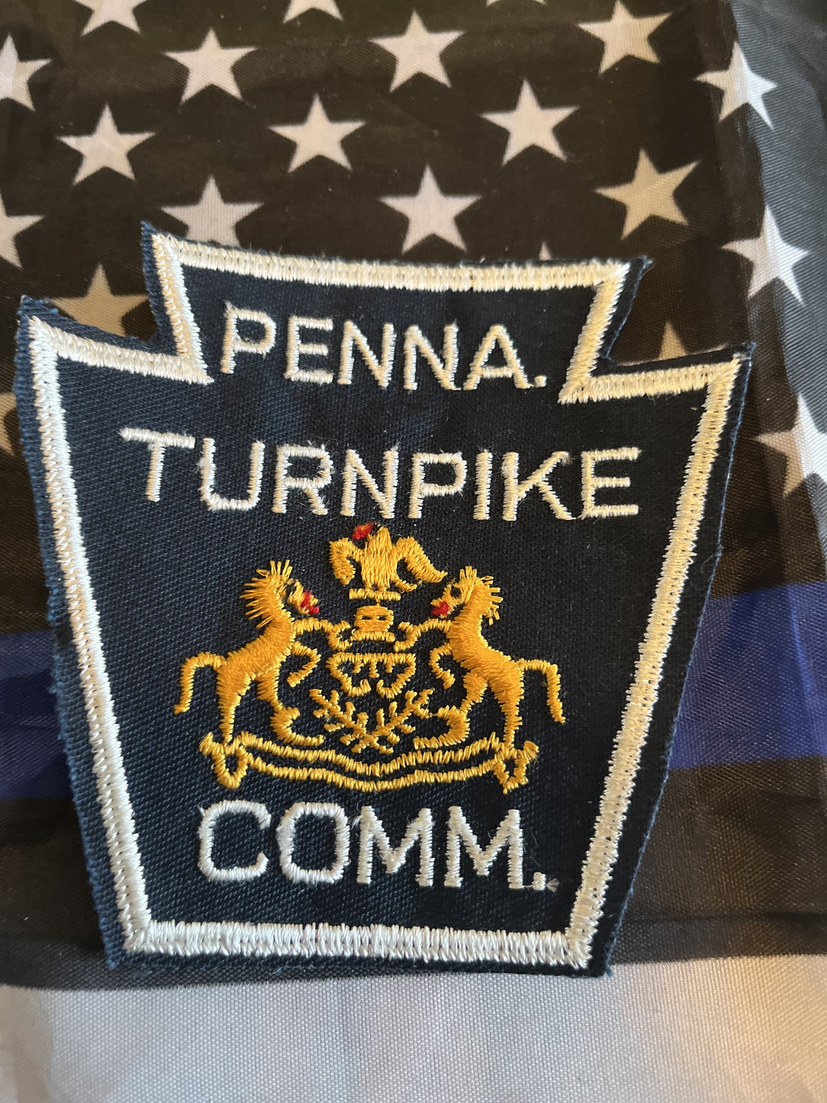 Pennsylvania Turnpike Commission collector officer with 3 patches ...