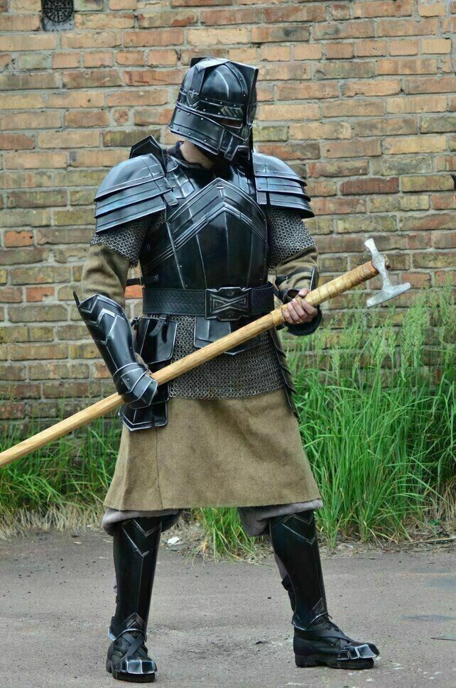 Medieval Half Body Armor Suit Knight Gothic Wearable Armor Costume LARP ...