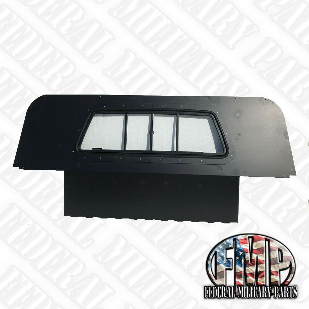MILITARY HUMVEE 2-Man Rear ALUMINUM iron Curtain + Sliding Window ...
