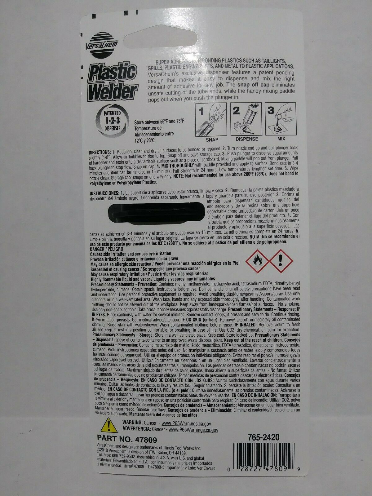 Plastic Welder EPOXY bonds 2 VersaChem 3500 and 49 similar items