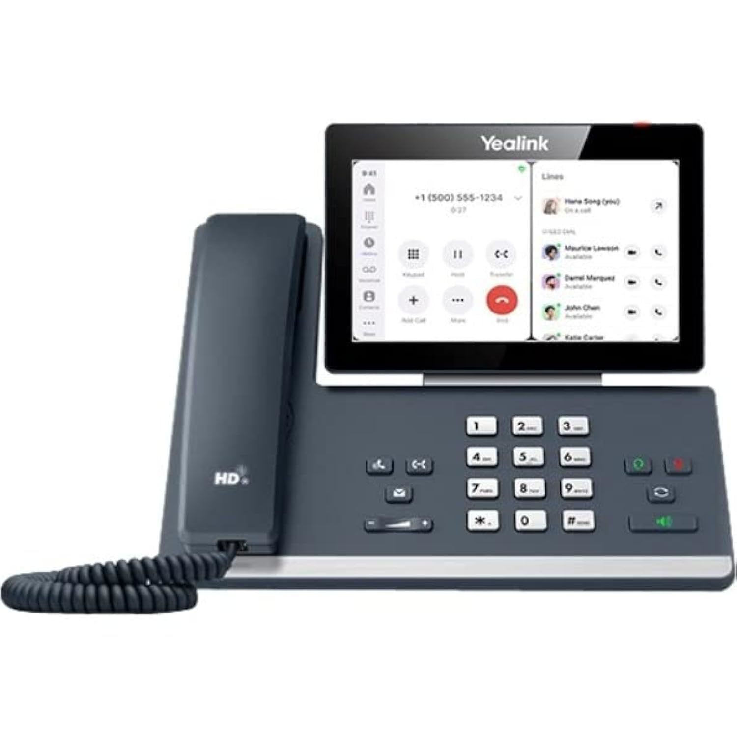 Yealink MP58-WH-Teams IP Phone - Corded/Cordless - Corded - Bluetooth ...