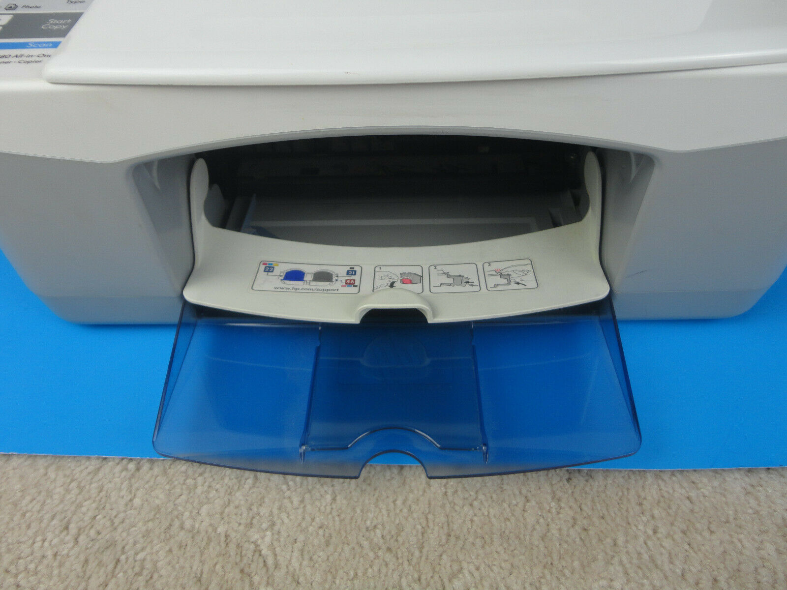 HP Deskjet F380 All-in-One Printer Scanner Copier AS-IS - Printers