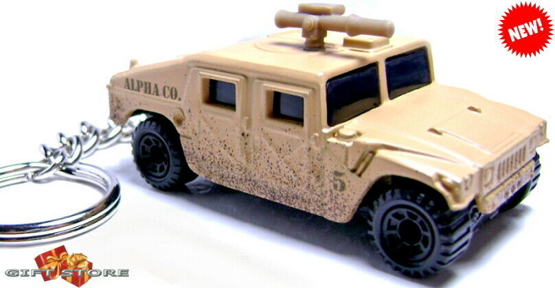 RARE KEY CHAIN DESERT HUMMER H1 HUMVEE ARMY/MARINES USMC CUSTOM LIMITED ...