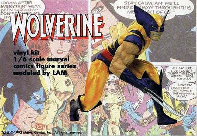 Wolverine Crouching 1/6 DIY Vinyl Model Kit and 50 similar items