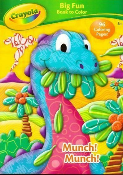 Crayola Big Fun Book to Color ~ Munch! Munch! - Books & Magazines