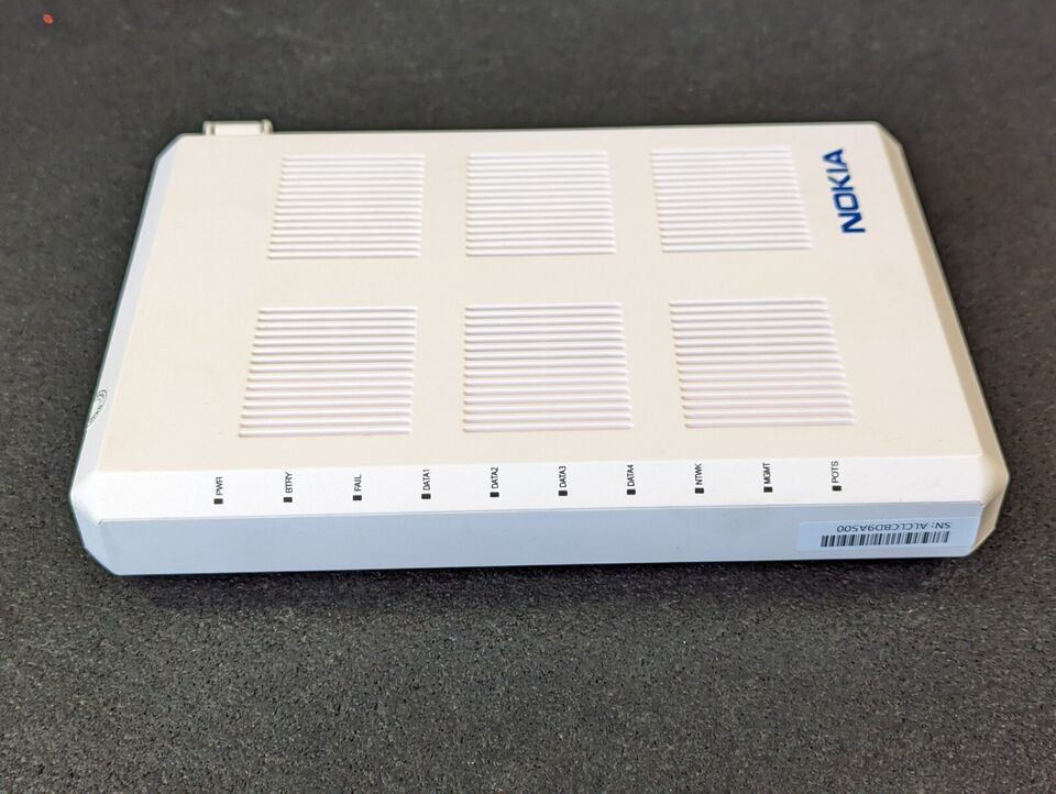 Nokia ONT G240G-A Fiber Optic Modem for Residential/Small Business Customers 2E - Home ...