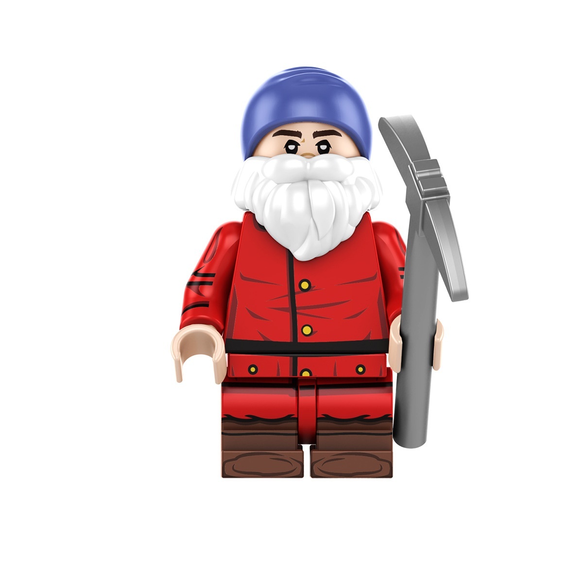 Grumpy Minifigures Snow White Seven Dwarfs Minifigure - Building Toy ...