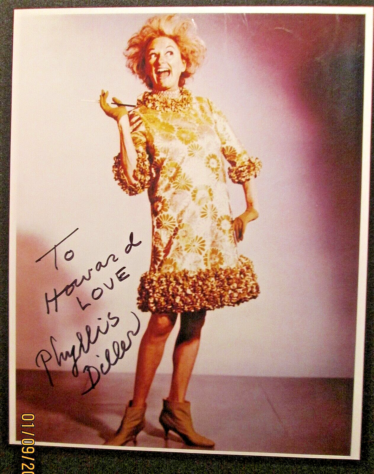 PHYLLIS DILLER ( HAND SIGN AUTOGRAPH PHOTO) CLASSIC COMEDIAN - Other
