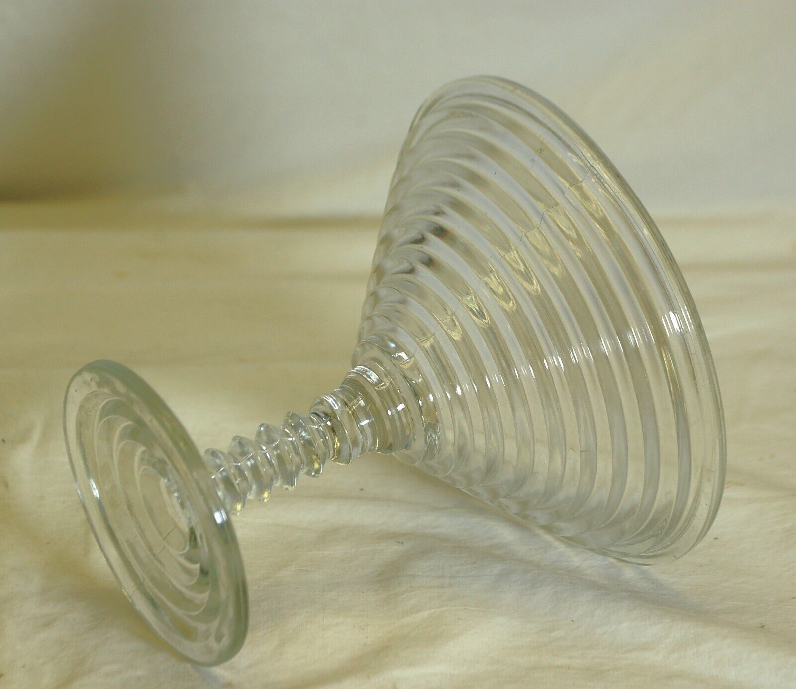 Manhattan Clear Martini Depression Glass Anchor Hocking - Drinkware