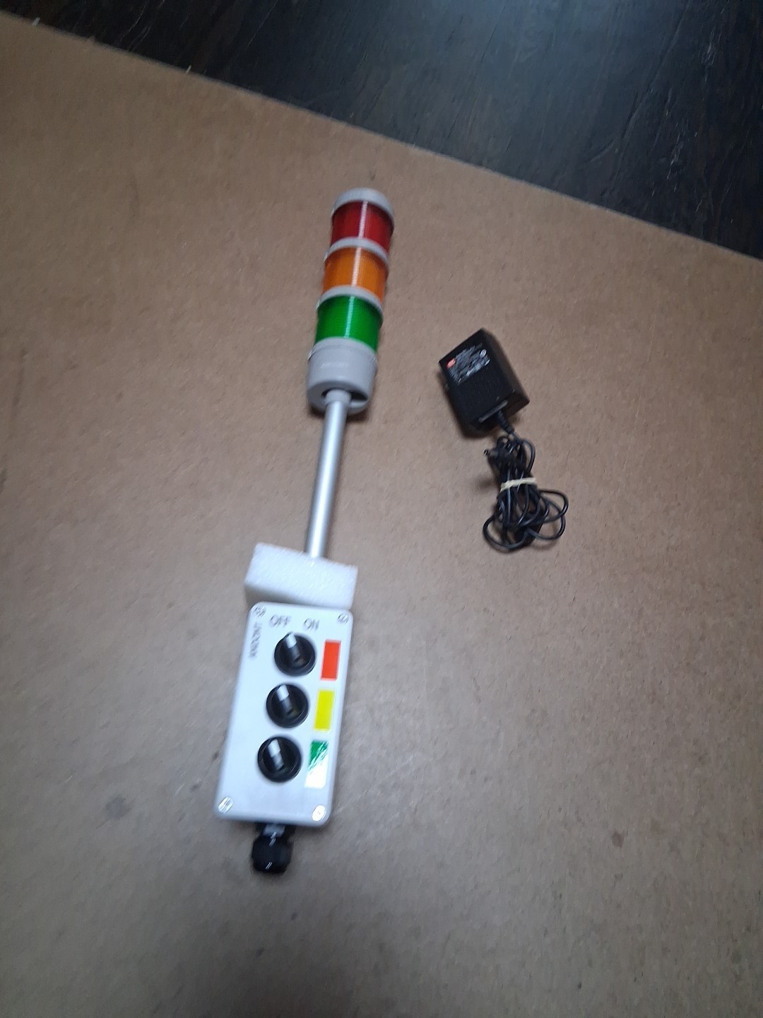 3 Stack Super Bright LED Andon Tower Light with Buzzer (Red/Yellow ...