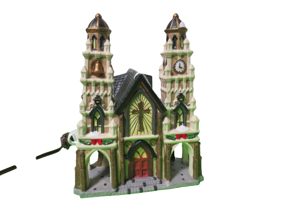 Lighted Porcelain Church Dickens Collectibles Holiday Expressions ...