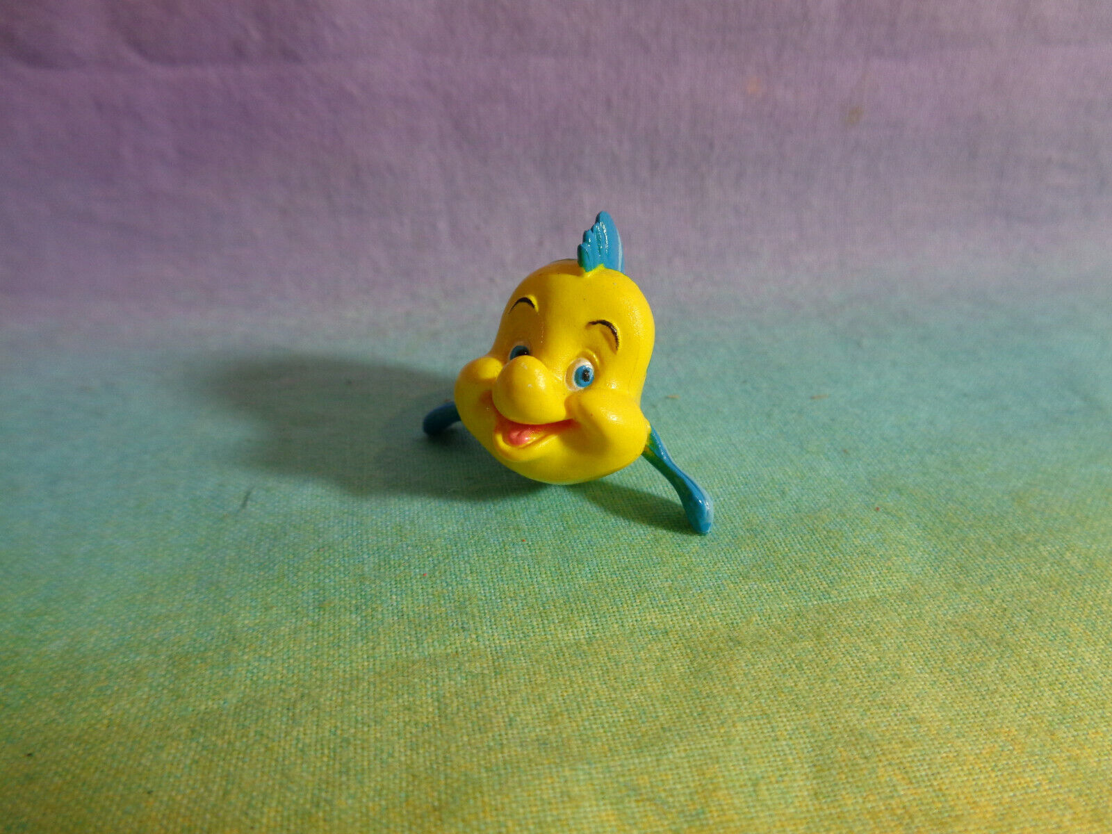 Disney Little Mermaid Miniature PVC Flounder Polly Pocket Figure ...