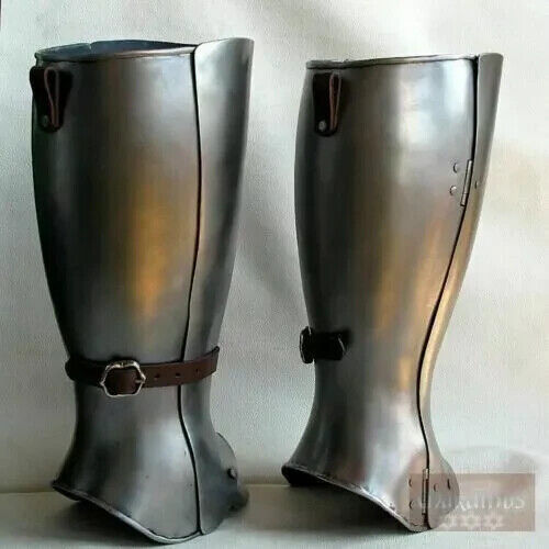 Medieval Pair Of Leg Graves Knight Leg Armor Warrior LARP SCA gift ...