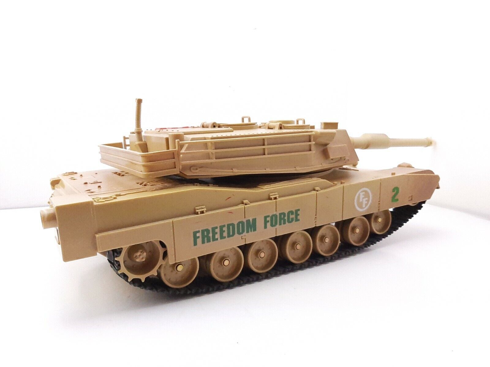 1993 Toy State M-1 Abrams Attack Tank Movable Lights Sounds 3.75 Scale ...