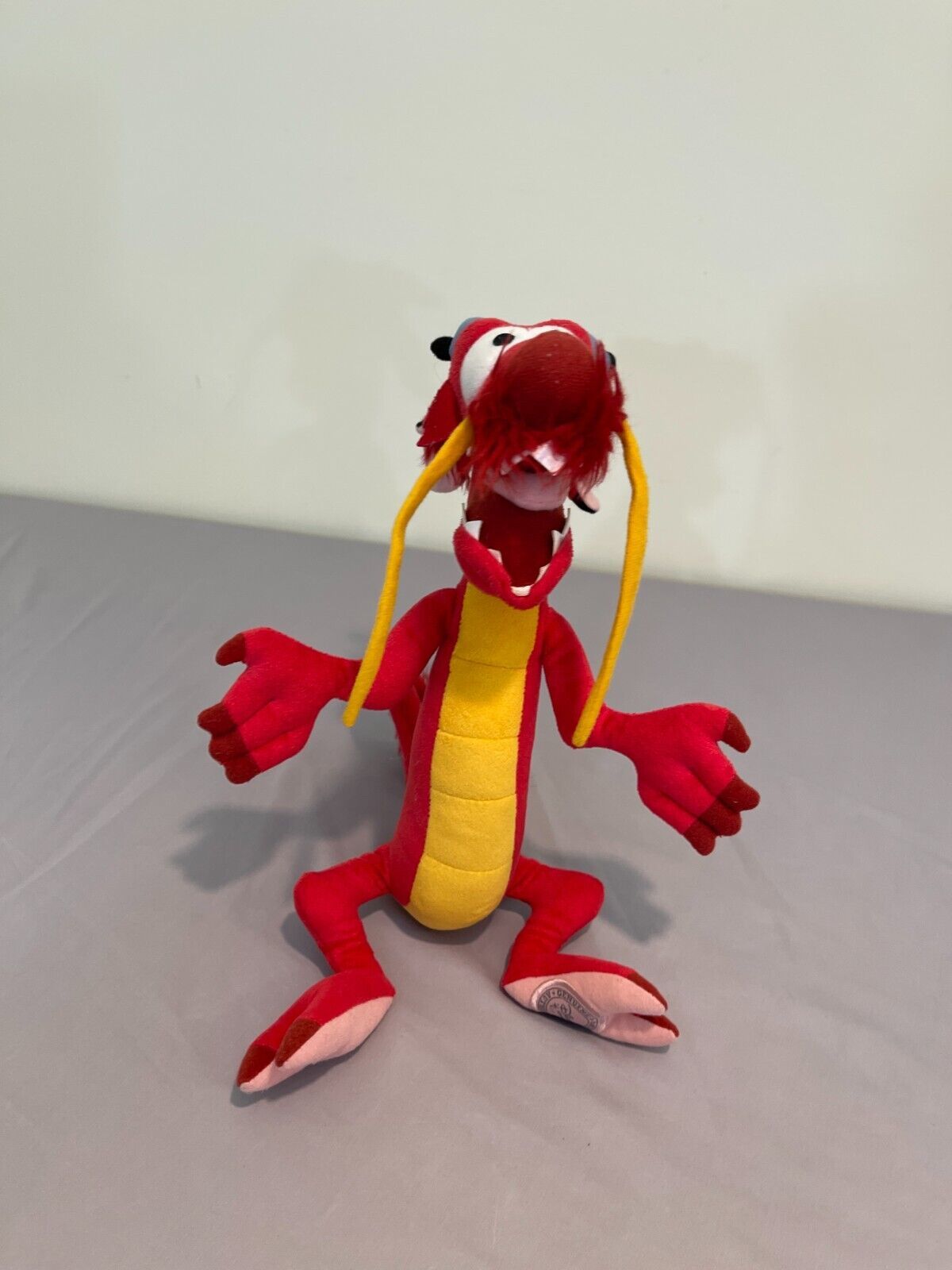Authentic Disney Store Mushu Dragon 14" Plush from Mulan Stuffed Animal ...