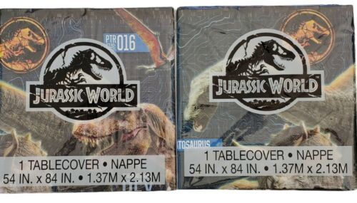 Jurassic World Table Cover Plastic T-Rex Birthday Party Supplies ...