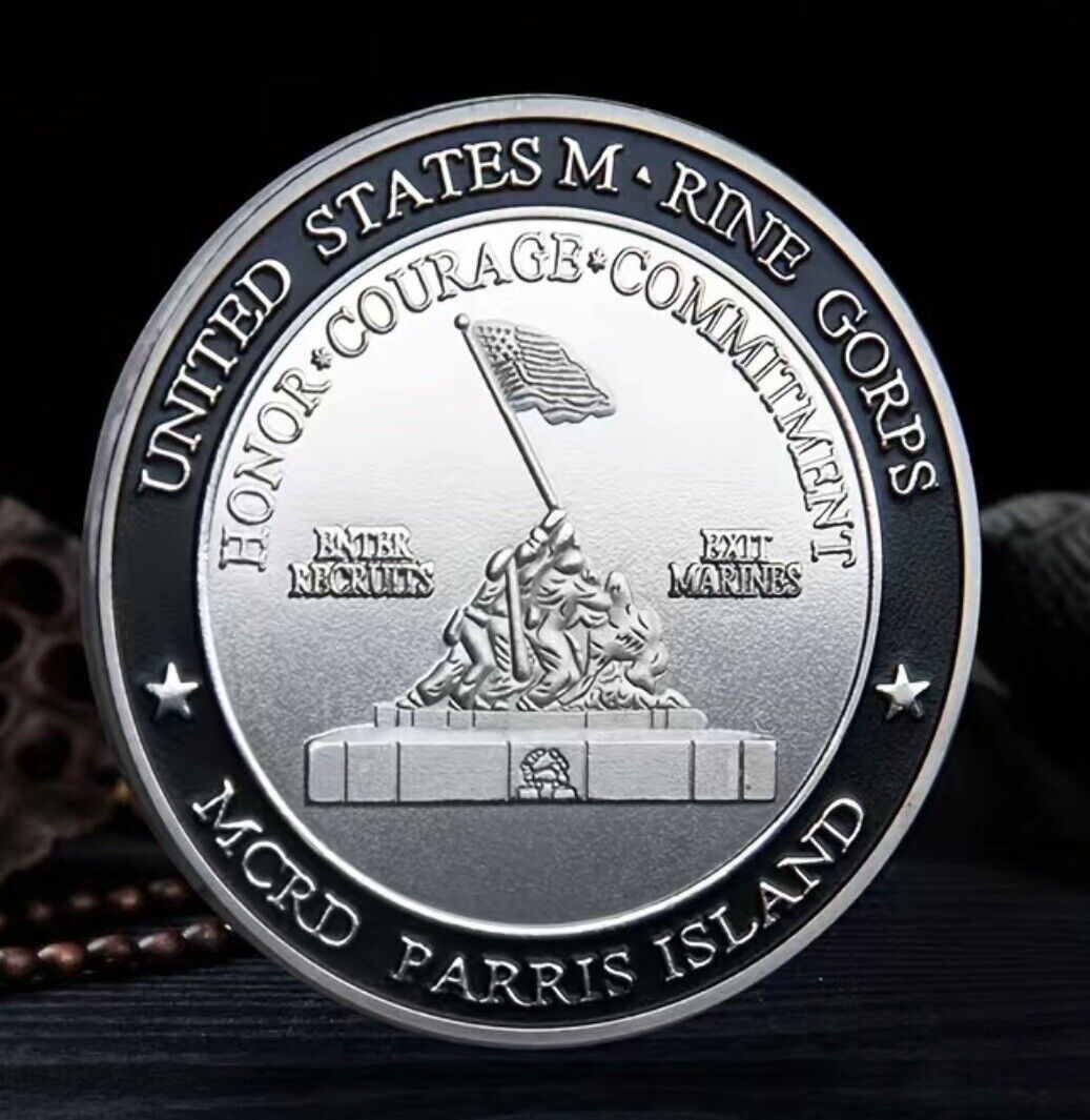USMC Marine Corps Recruit Depot Parris Island Challenge Coin - Current ...