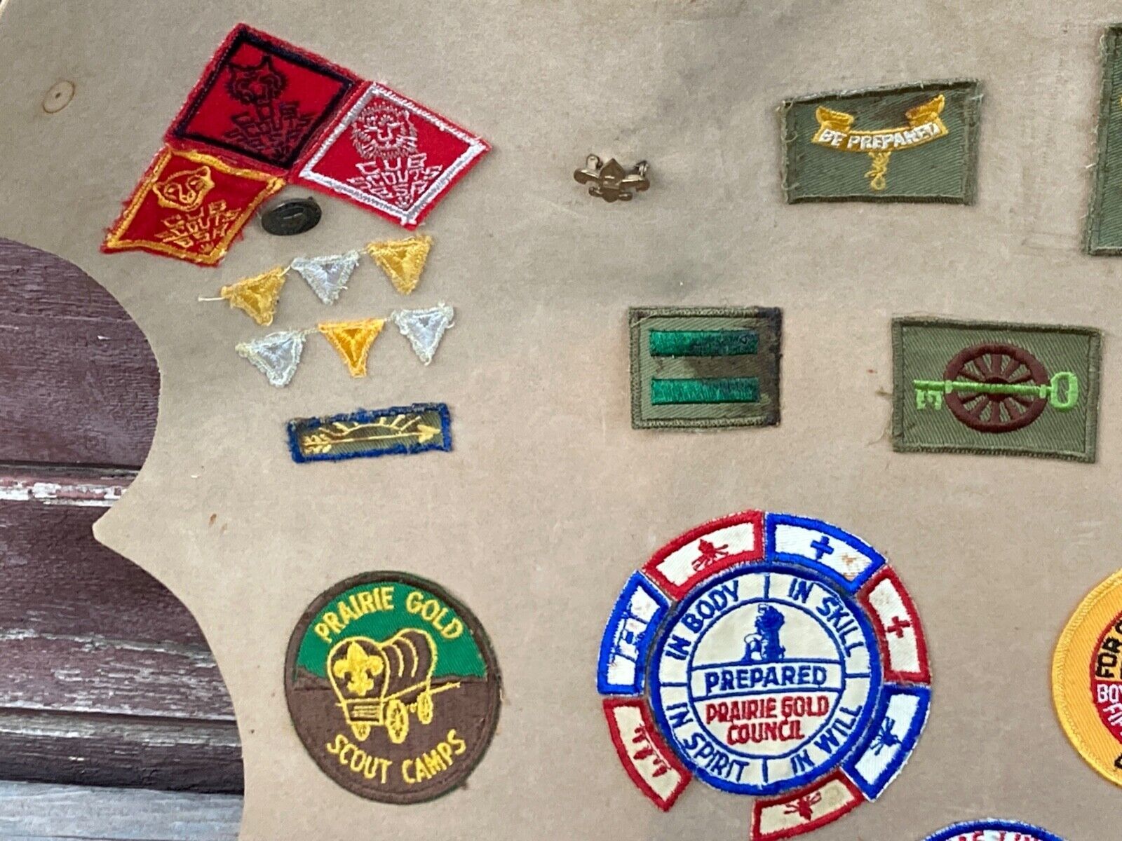 VTG 1960's BSA PATCHES COLLAGE LOT SHILOH TRAIL LINCOLN TRAIL PRAIRIE ...