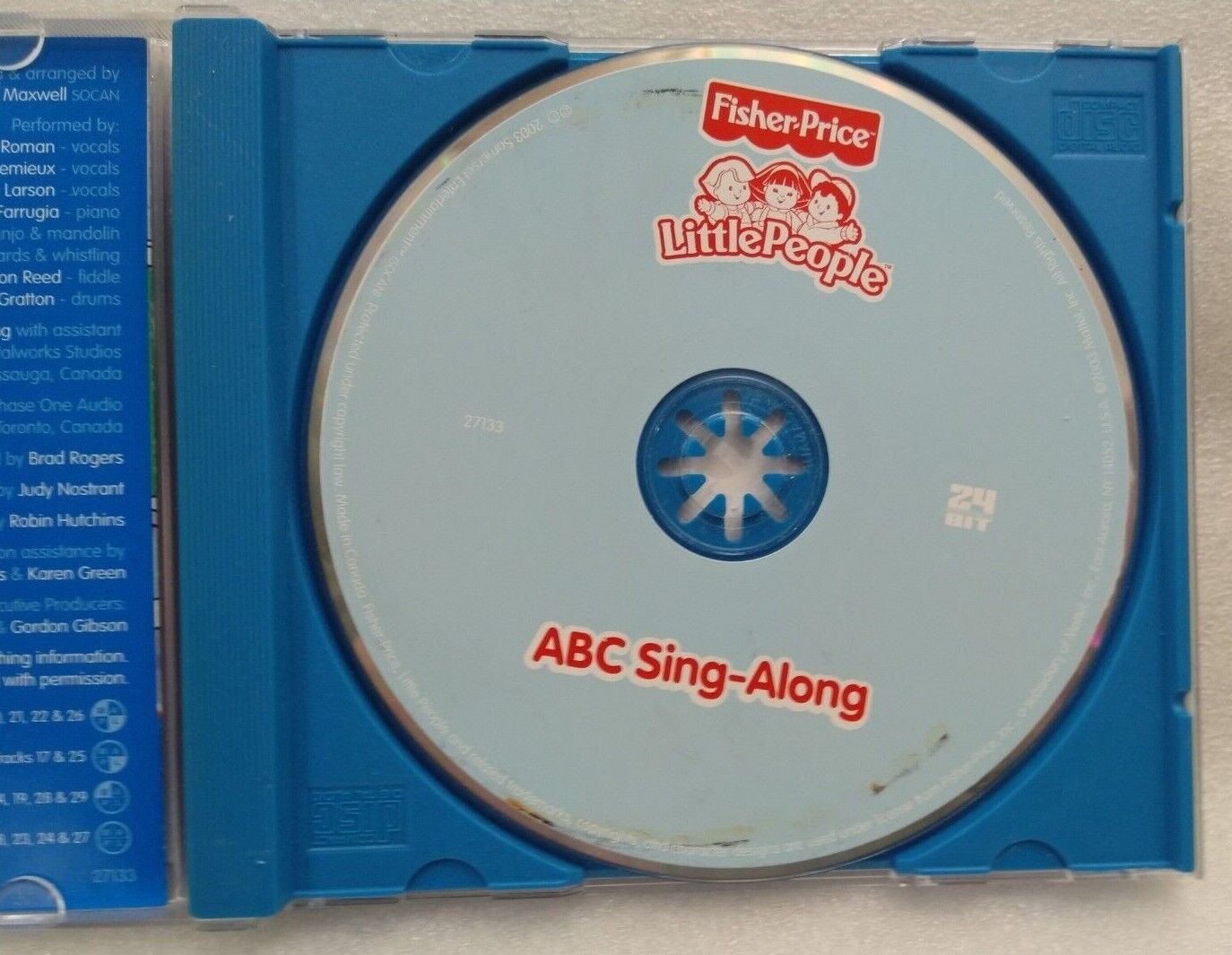CD Little People: ABC Sing-Along by Fisher-Price (CD, Jan-2003, Fisher ...