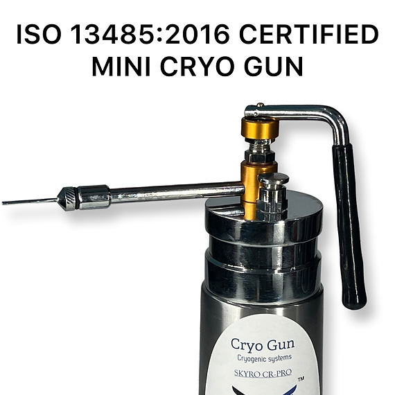 Dermatology Cryo Gun Mini Cryo Gun Liquid Nitrogen Cryo System 350ML ...