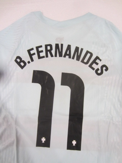 Bruno Fernandes #11 Portugal 20/21 Euro Match Slim Away Soccer Jersey ...
