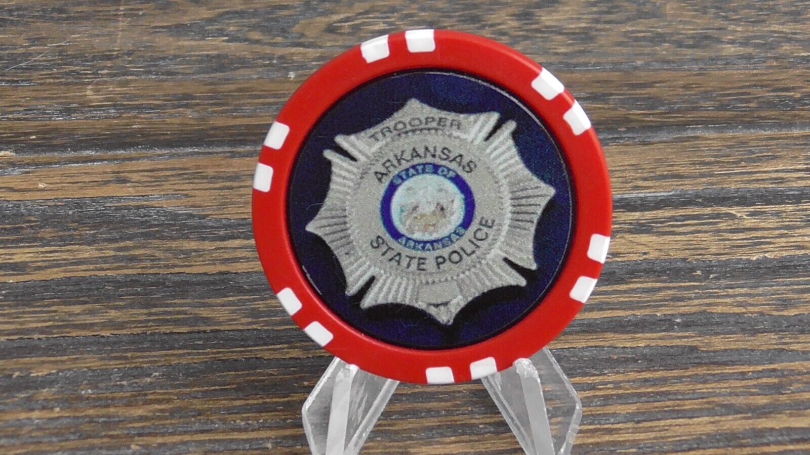 Arkansas State police Ceramic Challenge Coin #429X - Challenge Coins
