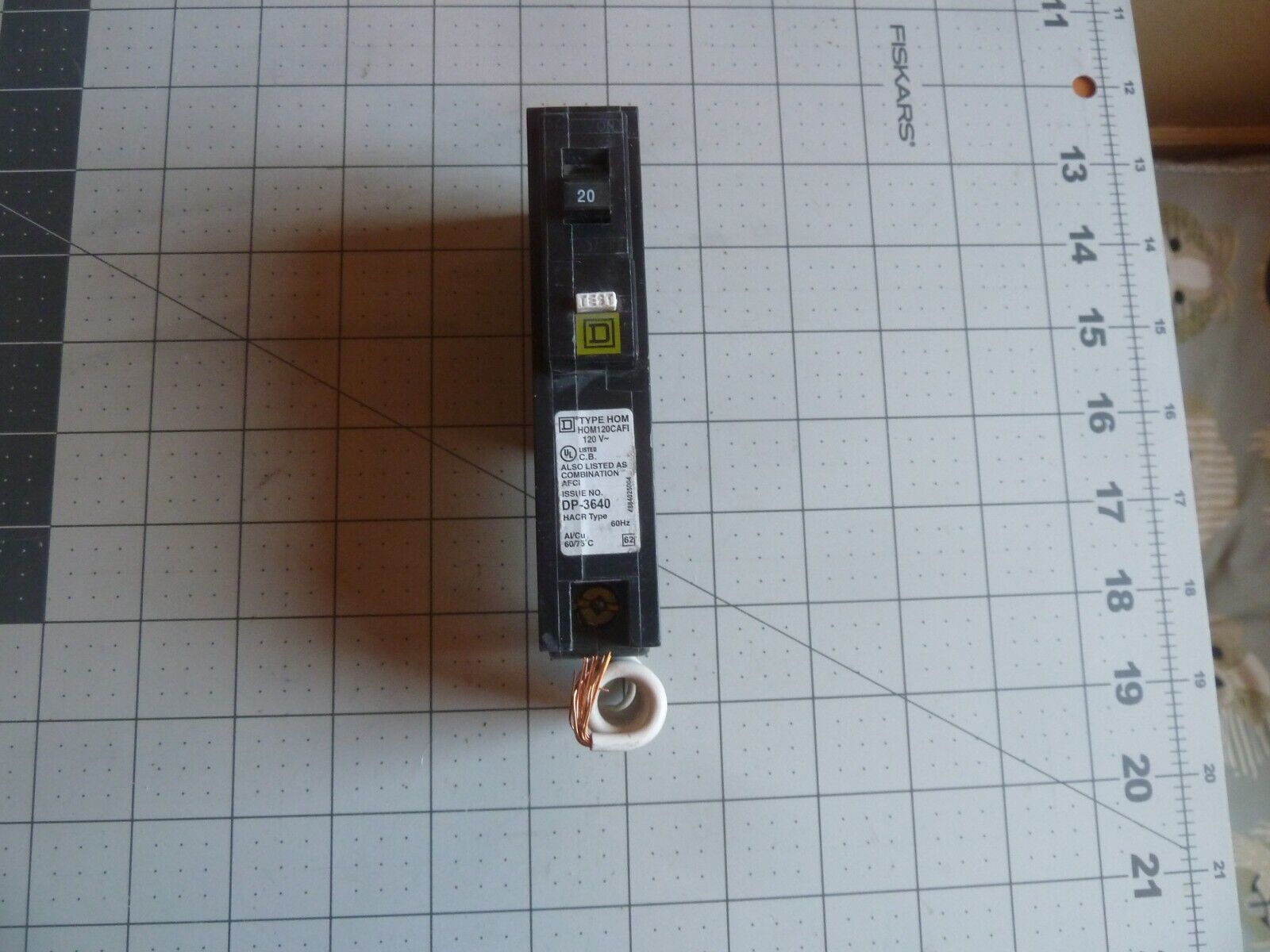 Square D HOM120CAFI Circuit Breaker & Arc-Fault Interrupter - 20A ...