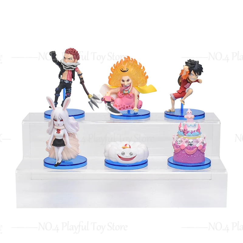 One Piece Anime Figure Toy Set Luffy Sanji Nami Chopper Zoro PVC Action ...