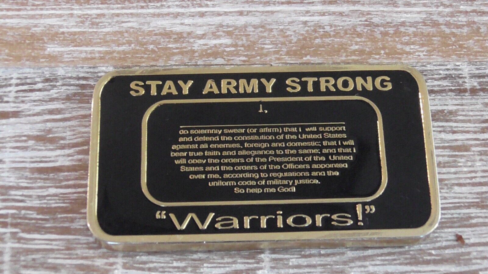 US Army Stay Army Strong Warriors Challenge Coin #902X - Challenge Coins
