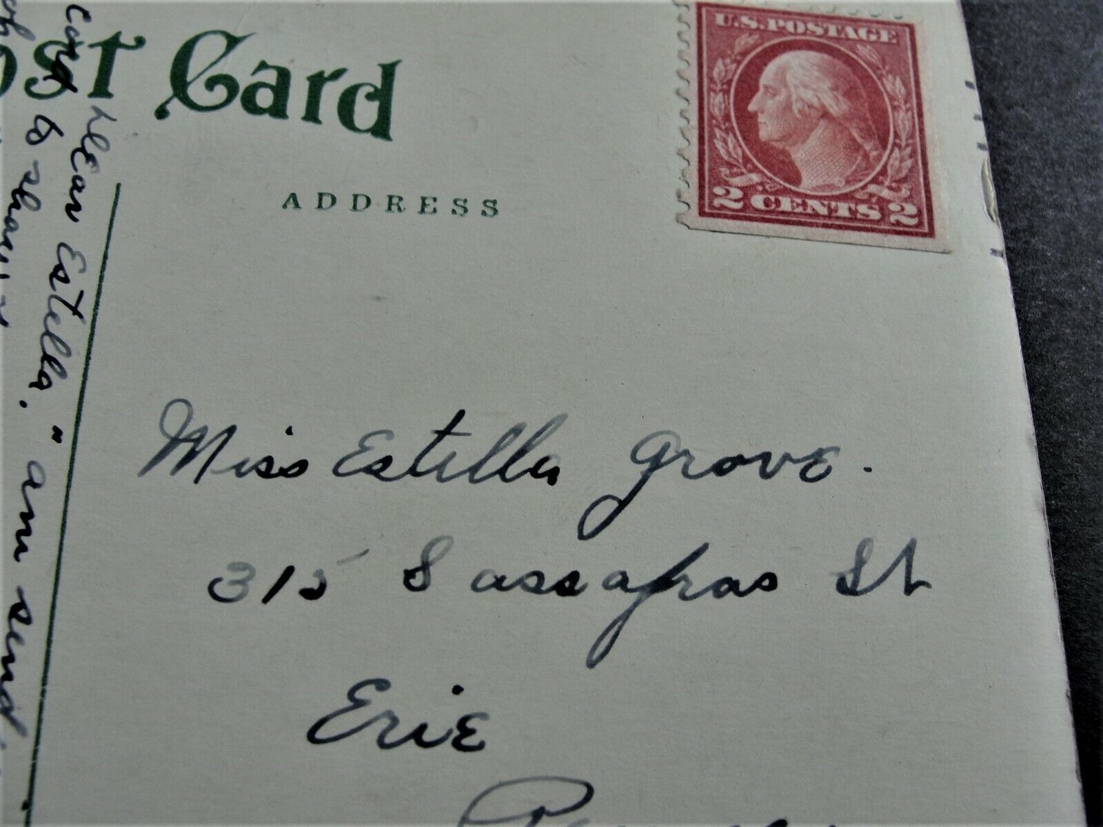 Kansas City, Mo. -George Washington 2 Cent Red Rose Stamp-1900s ...