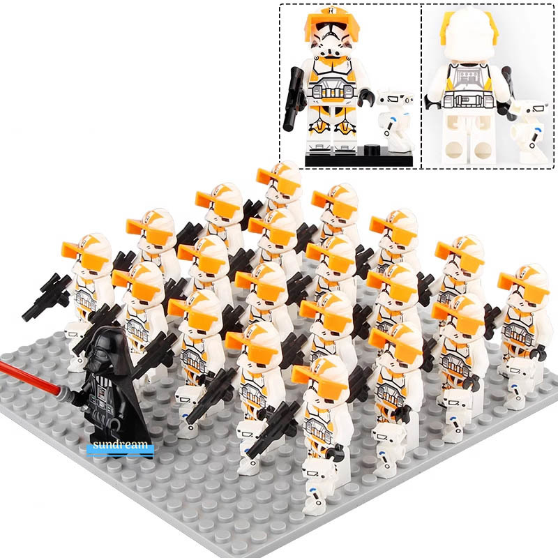 Star Wars 212th Attack Battalion BD Droid Lego Compatible Minifigure Brick 21Pcs - Building Toy ...