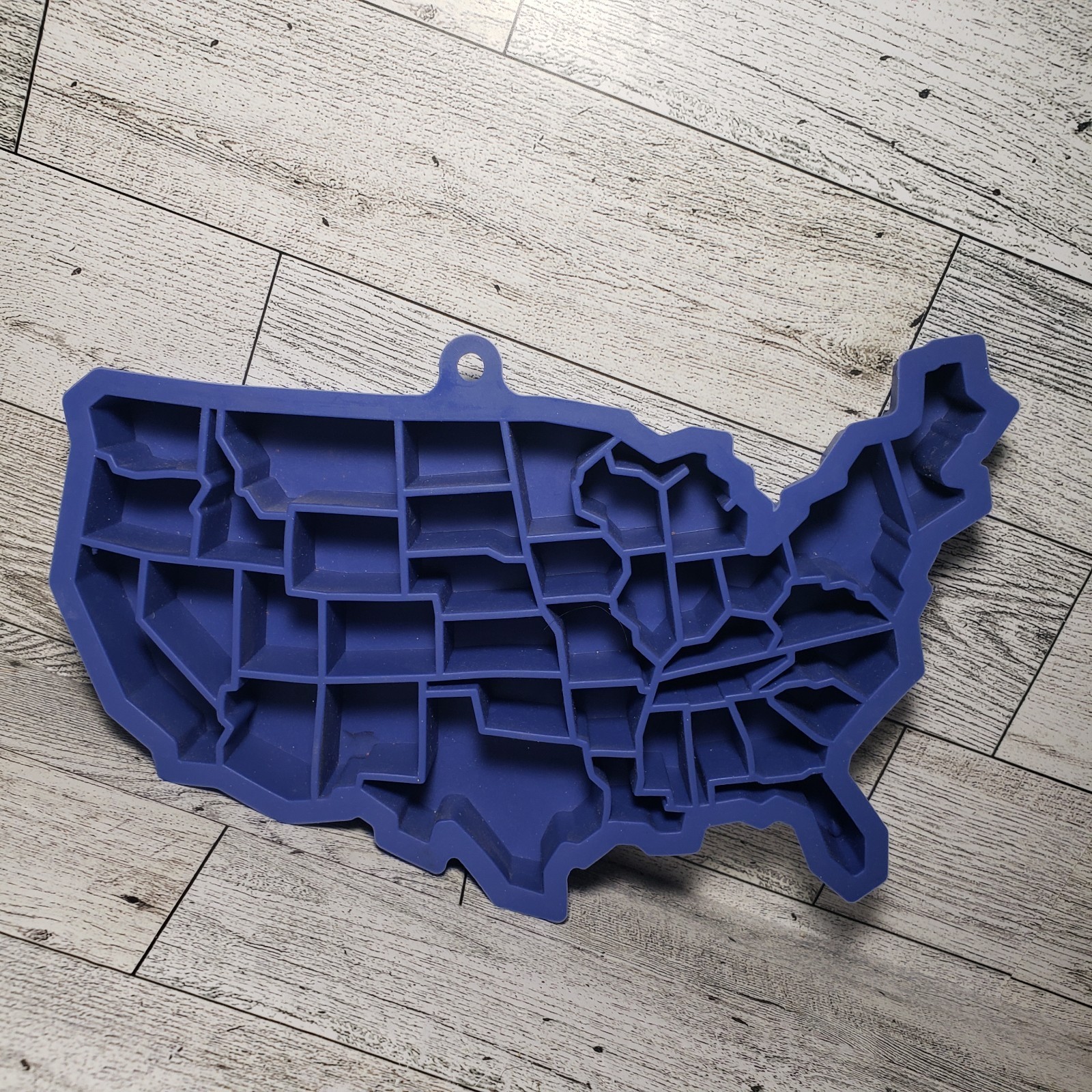 Silicone Mold UNITED STATES MAP Individual States Resin Jewelry Ice ...