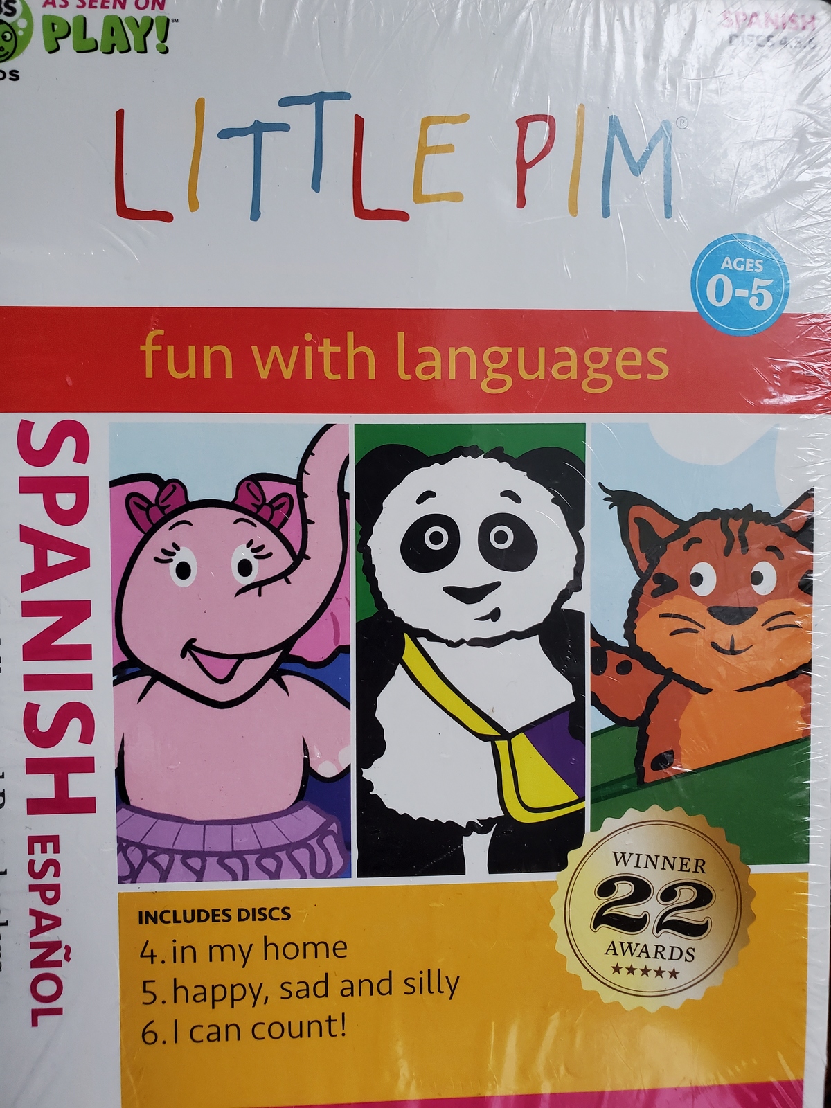 LITTLE PIM fun with languages Spanish 4,5,6 DVD'S - Movies & TV