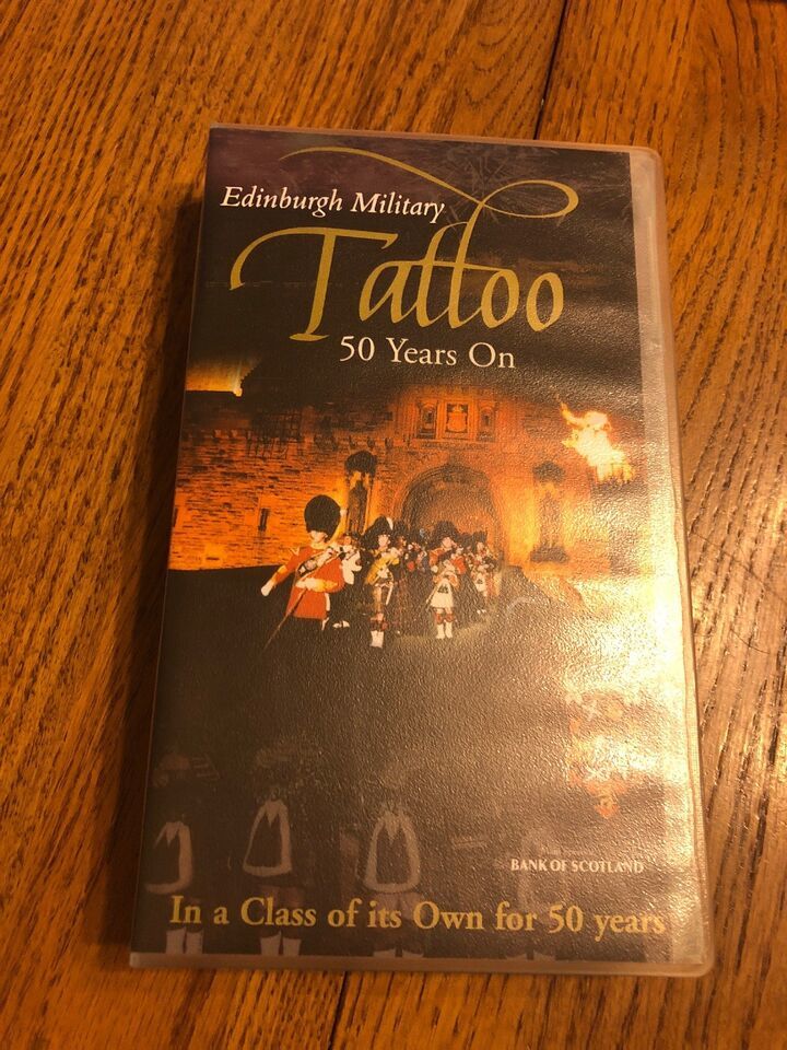 Edinburgh Military Tattoo 50 Years On VHS Tape Ships N 24h - VHS Tapes